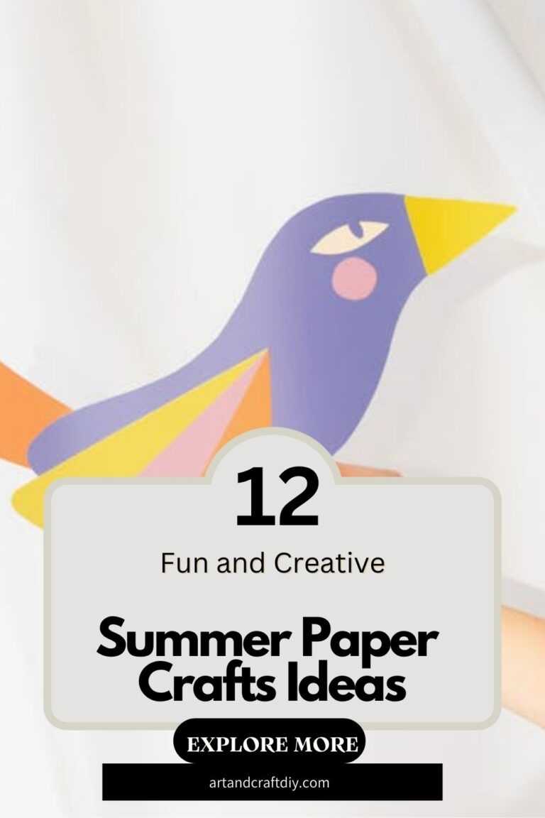 Fun and Creative Summer Paper Crafts Ideas - DIY Art and Crafts Ideas