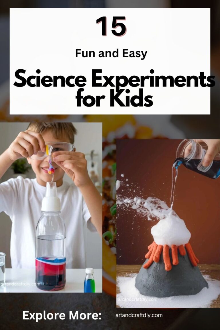 Fun and Easy Science Experiments for Kids - DIY Art and Crafts Ideas
